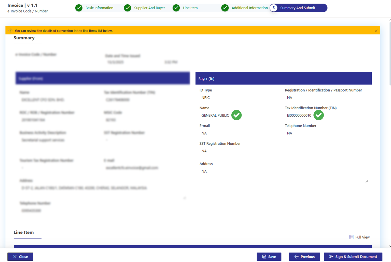 E-Invoice #6 How to Issue a Consolidated E-Invoice via MyInvois Portal ...