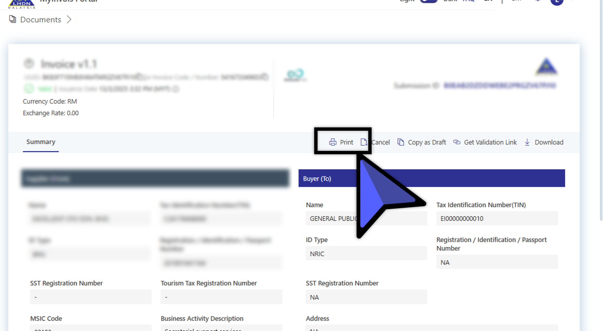 E-Invoice #6 How to Issue a Consolidated E-Invoice via MyInvois Portal ...