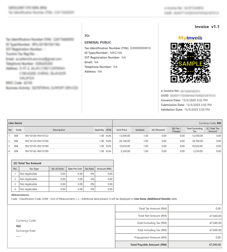 E-Invoice #6 How to Issue a Consolidated E-Invoice via MyInvois Portal ...
